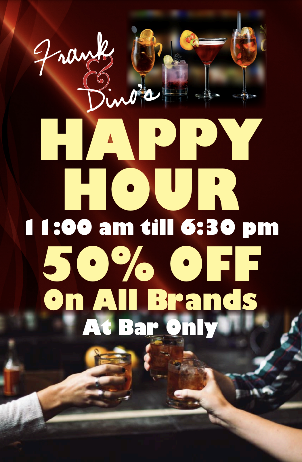 MENUS – Frank & Dino's